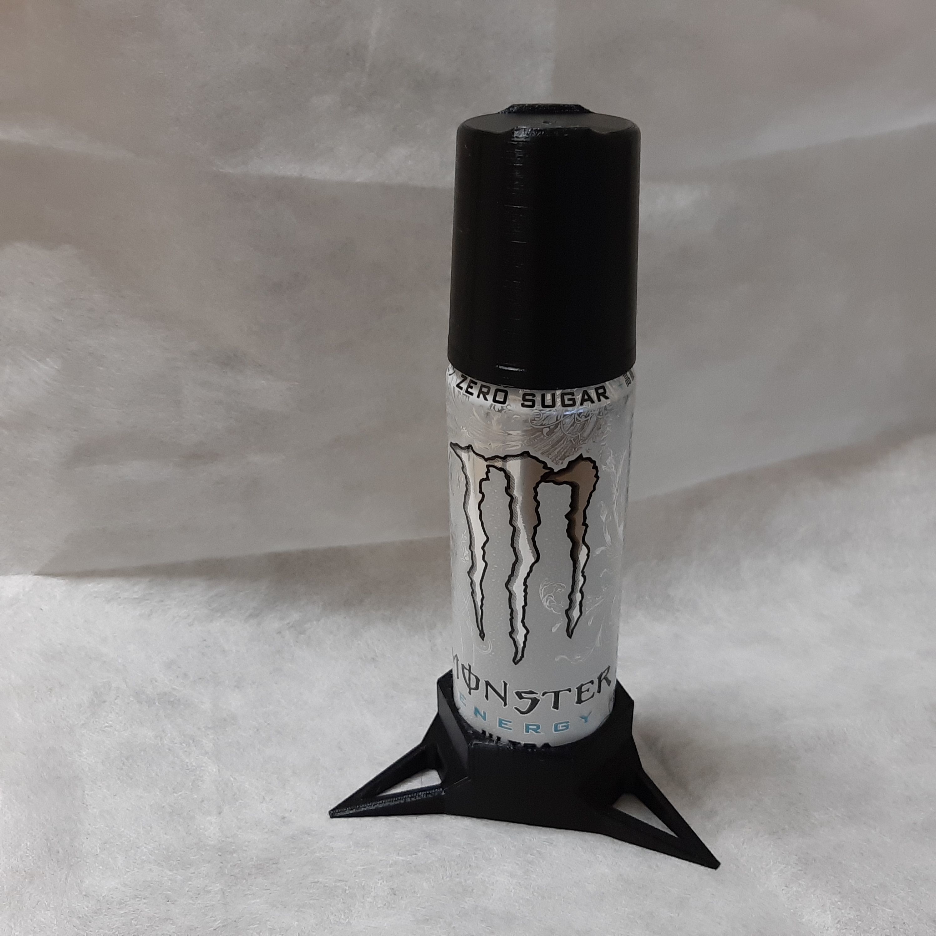 Headphone Stand using Monster Energy can HEX 3D model 3D printable ...