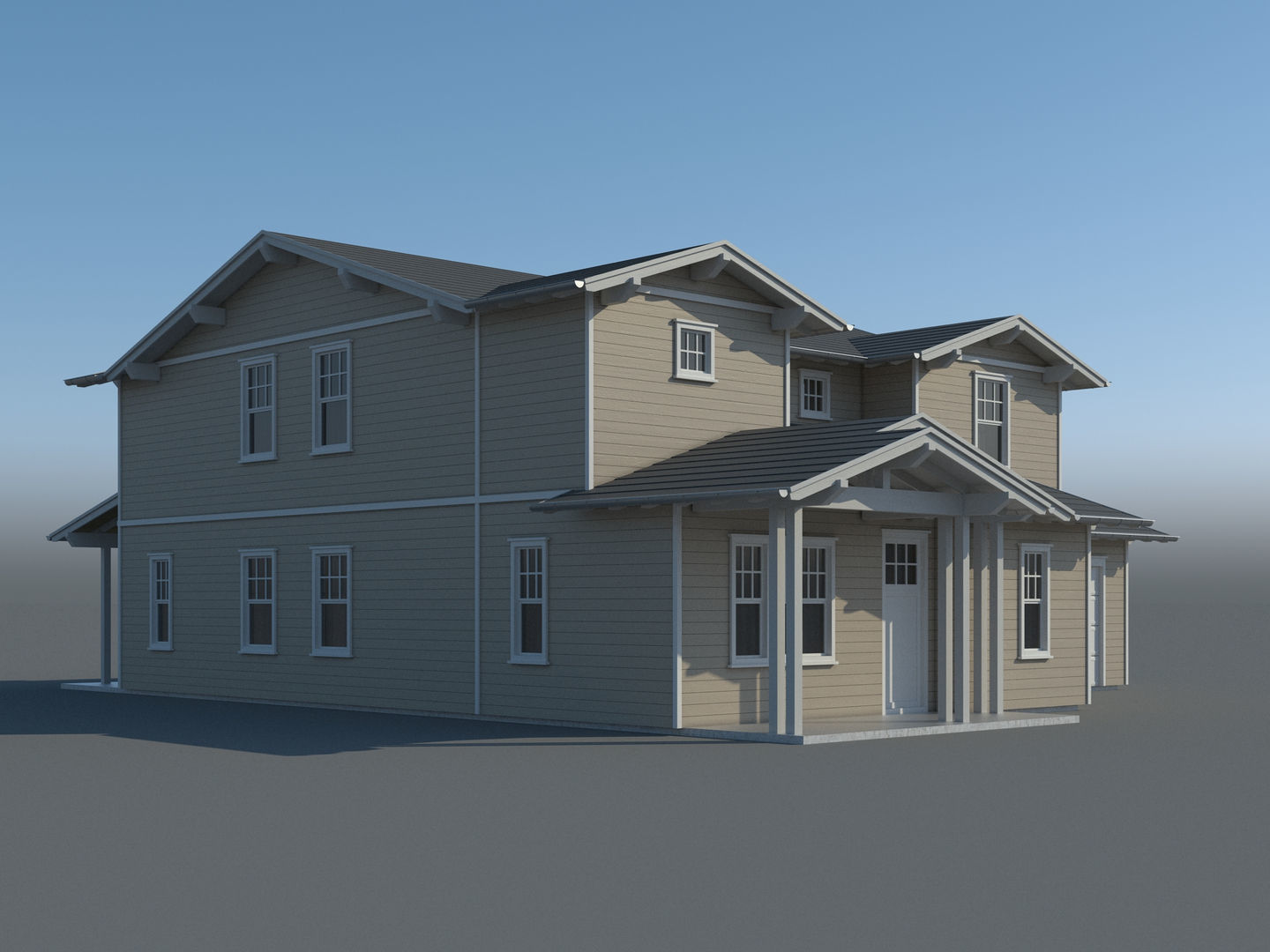 Generic House 005 3D model | CGTrader