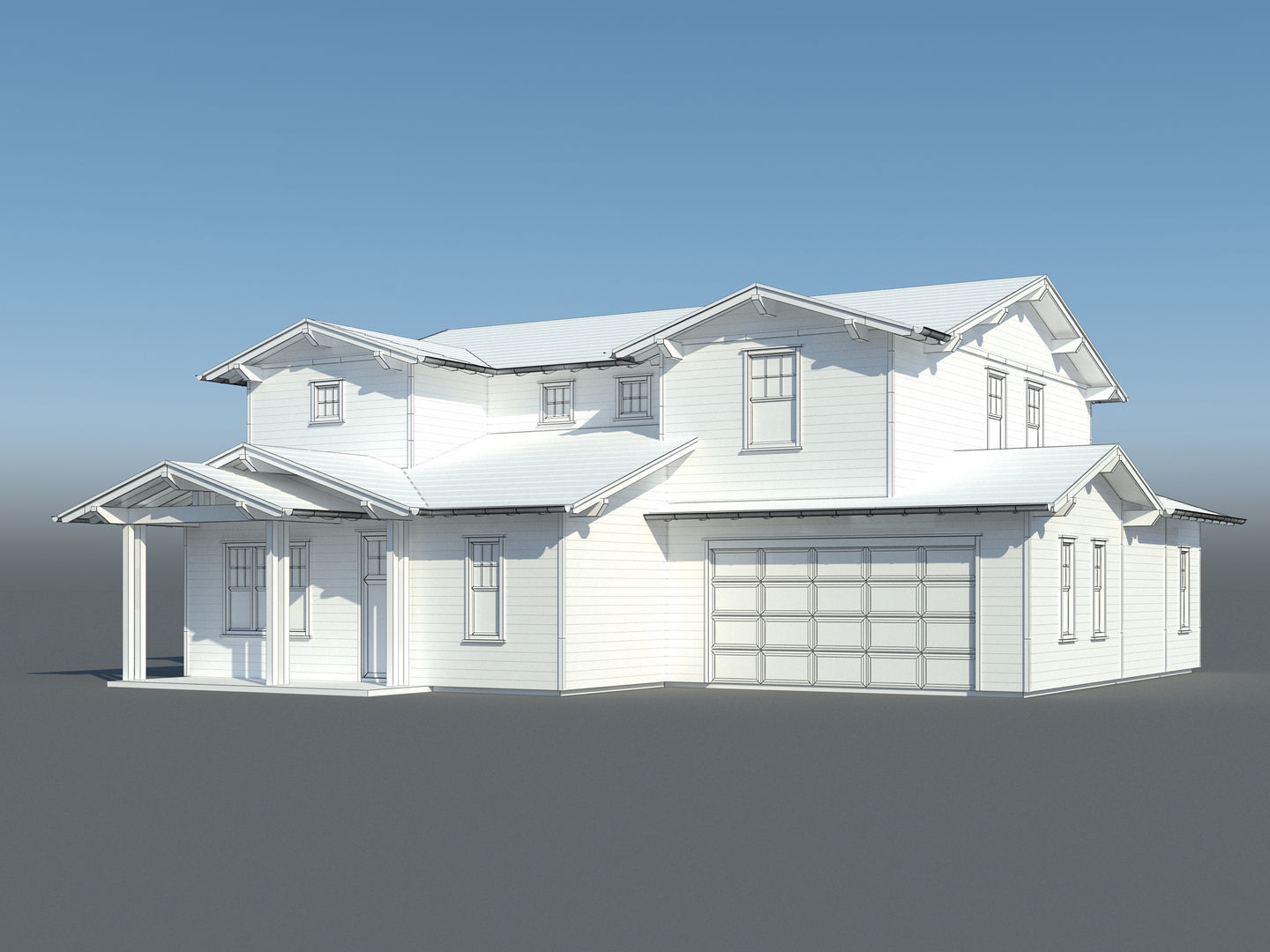 Generic House 005 3D model | CGTrader