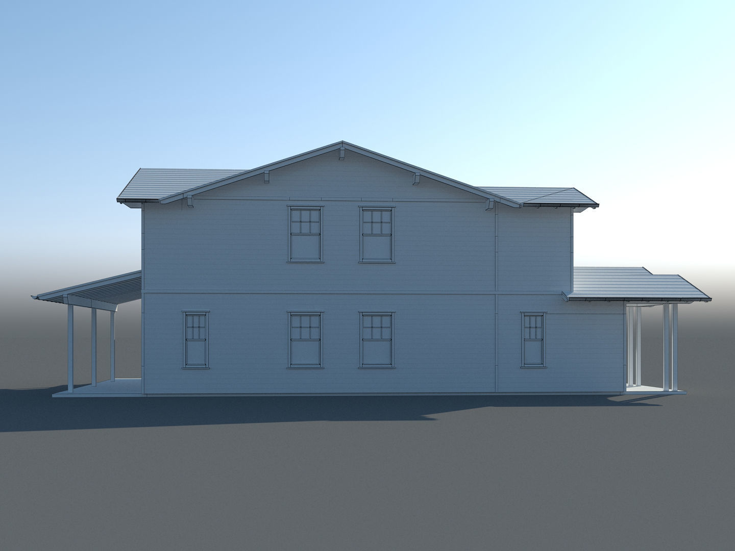 Generic House 005 3D model | CGTrader