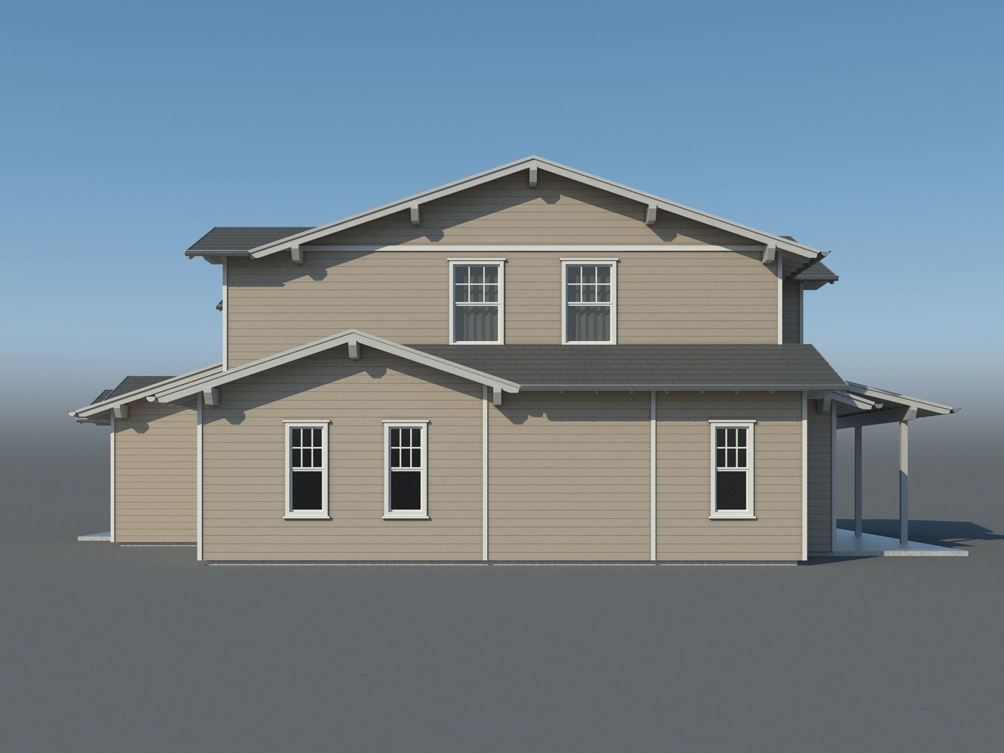 Generic House 005 3D model | CGTrader