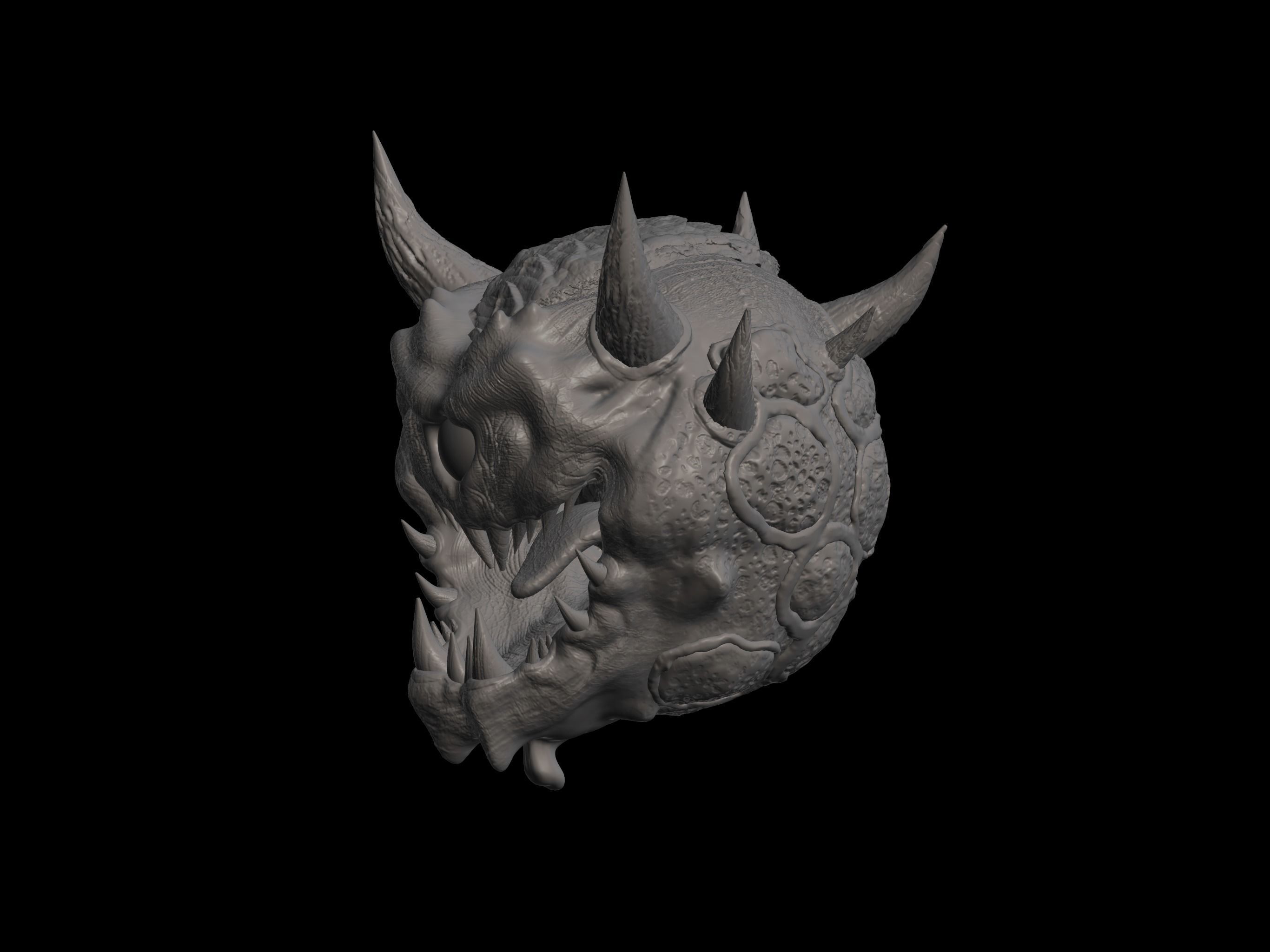 Doom Cacodemon High Quality Sculpt 3d Model 3d Printable Cgtrader