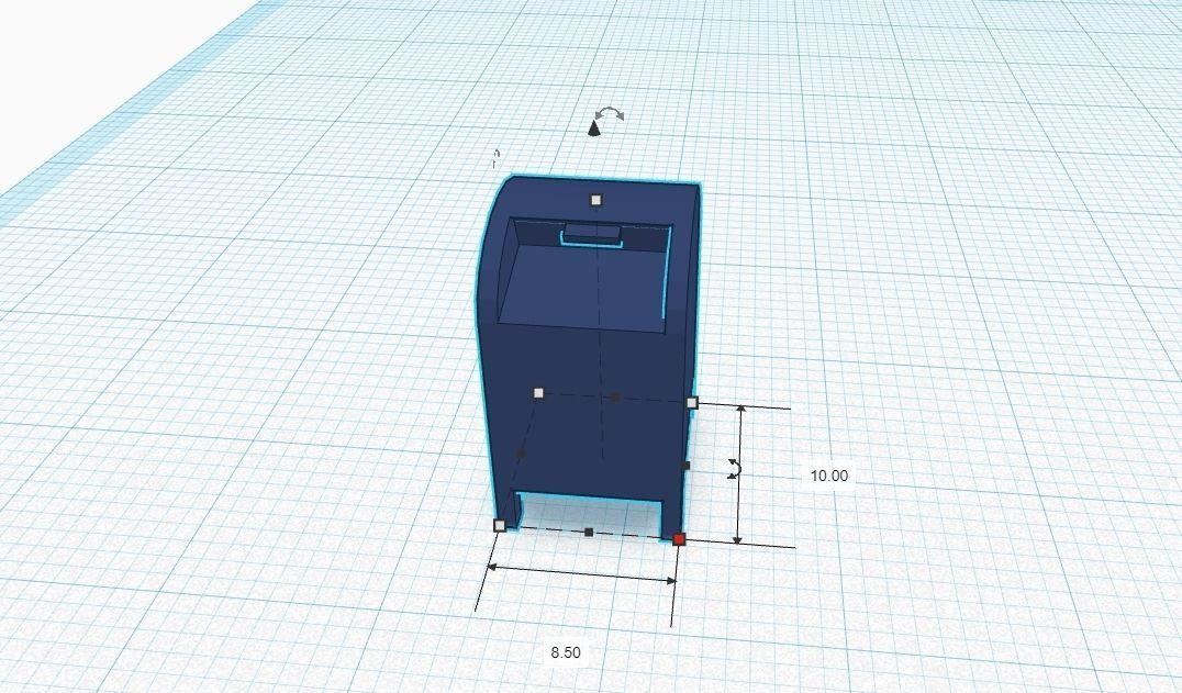 metal mail box 3D model 3D printable | CGTrader