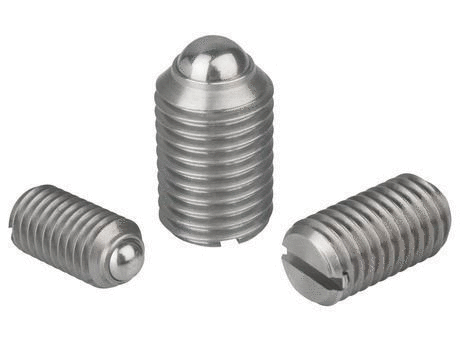 K0310 Spring plungers with slot and ball, stainless steel free 3D model ...