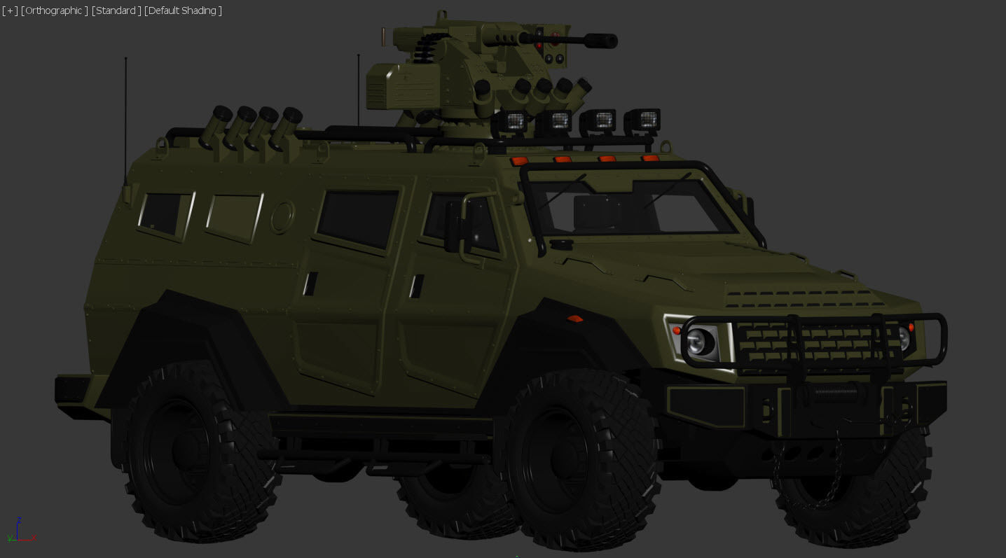 Armored vehicle 3D model | CGTrader