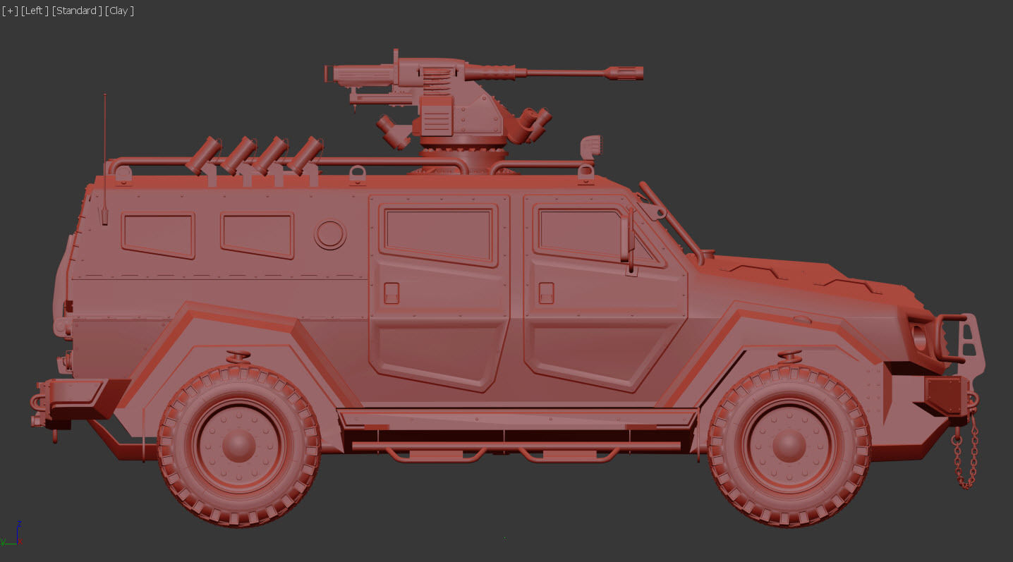 Armored vehicle 3D model | CGTrader