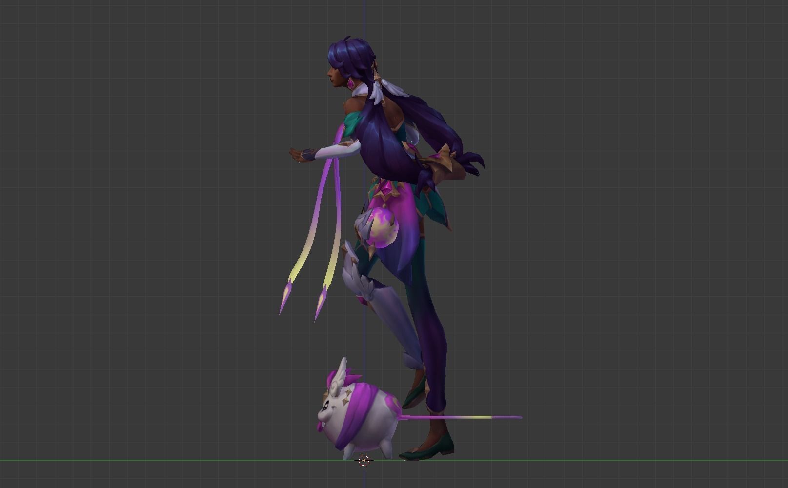 3D model Star Guardian Nilah League of Legends 3D Model Low-poly 3D ...