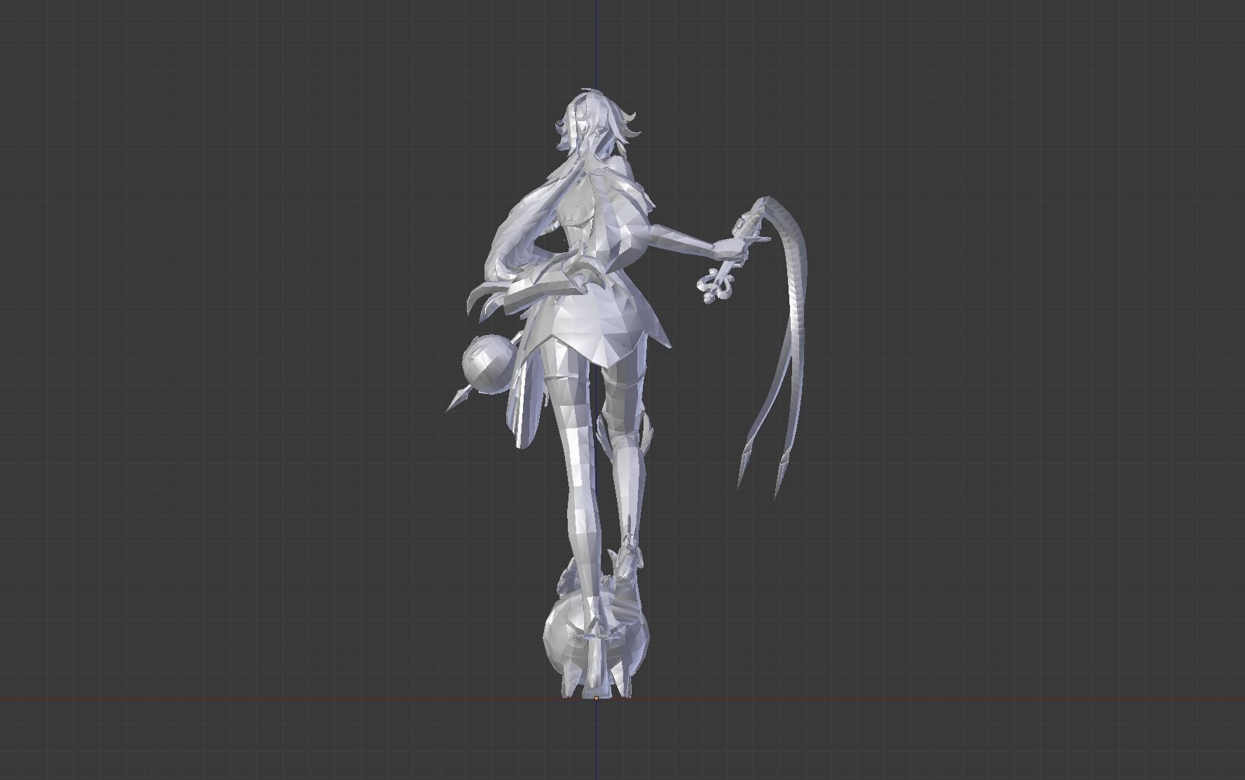 3D model Star Guardian Nilah League of Legends 3D Model Low-poly 3D ...