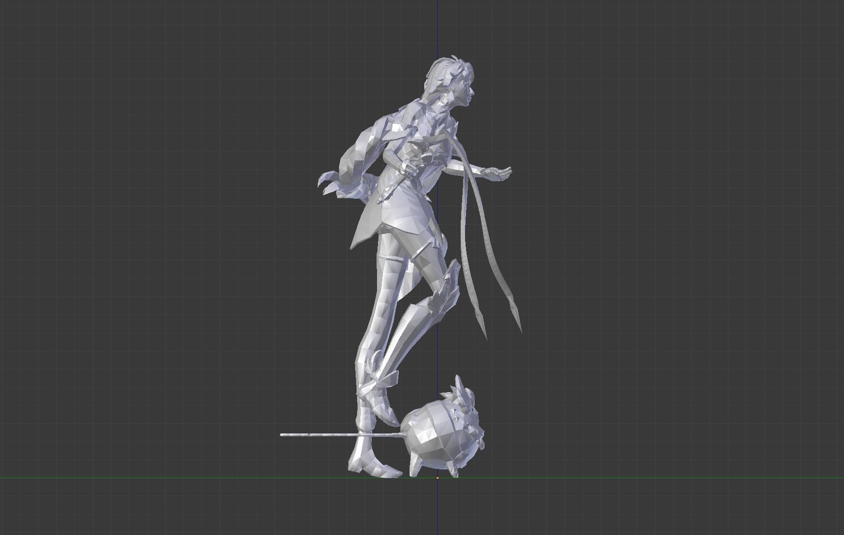 3D model Star Guardian Nilah League of Legends 3D Model Low-poly 3D ...