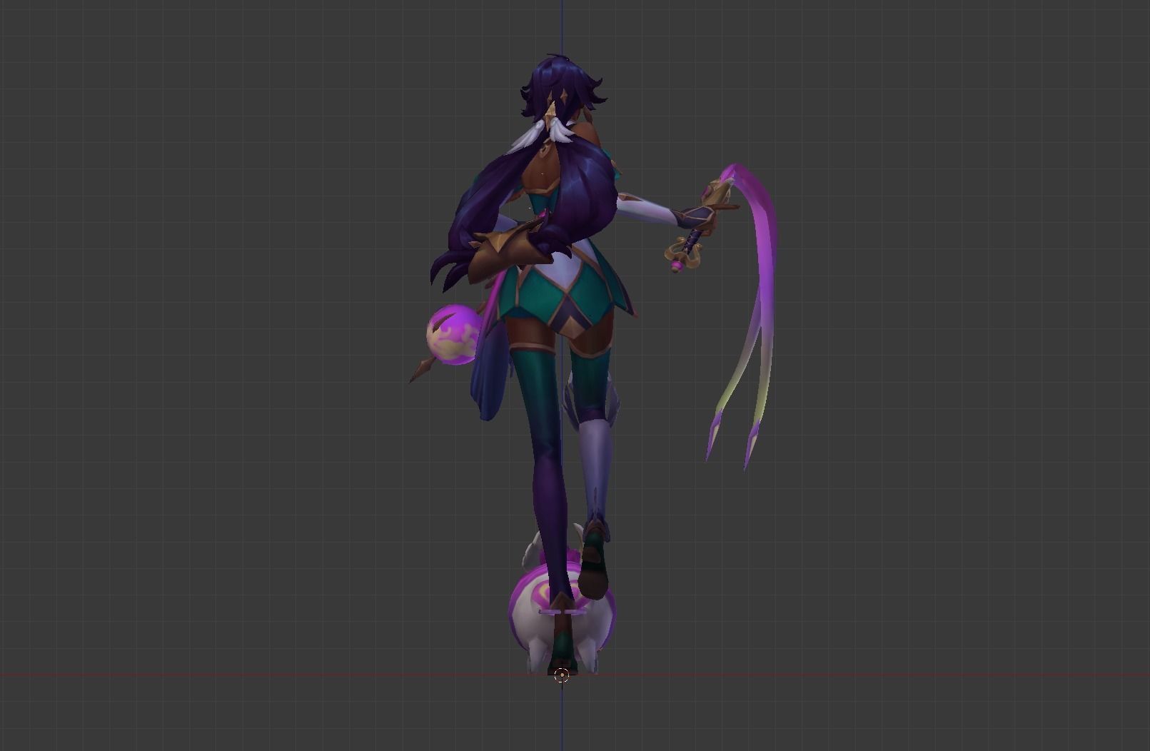 3D model Star Guardian Nilah League of Legends 3D Model Low-poly 3D ...