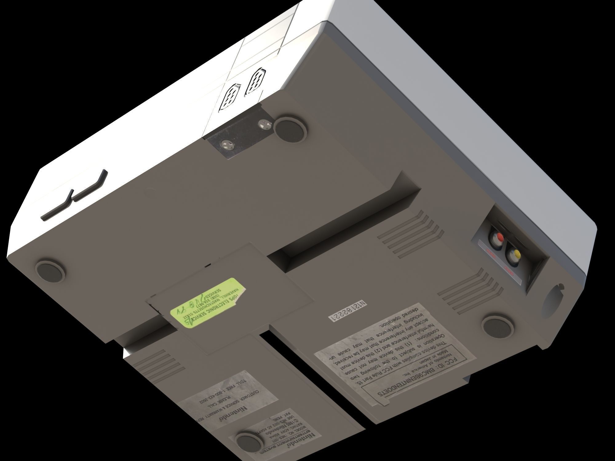 3D model NES console low-poly VR / AR / low-poly | CGTrader