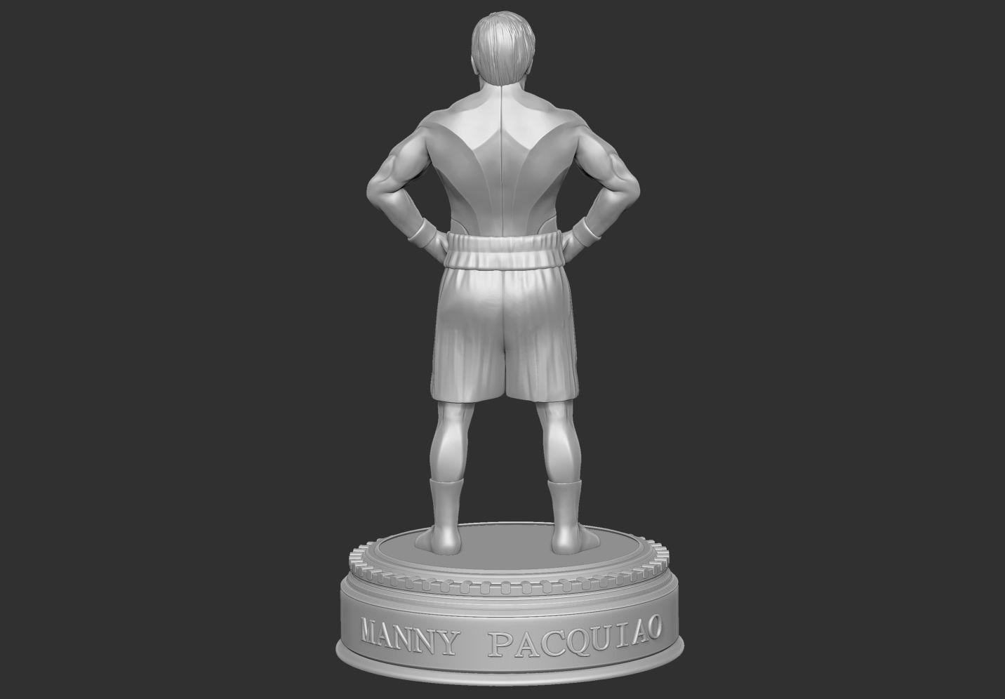 Manny Pacquiao statue 3d print ready 3D model 3D printable | CGTrader