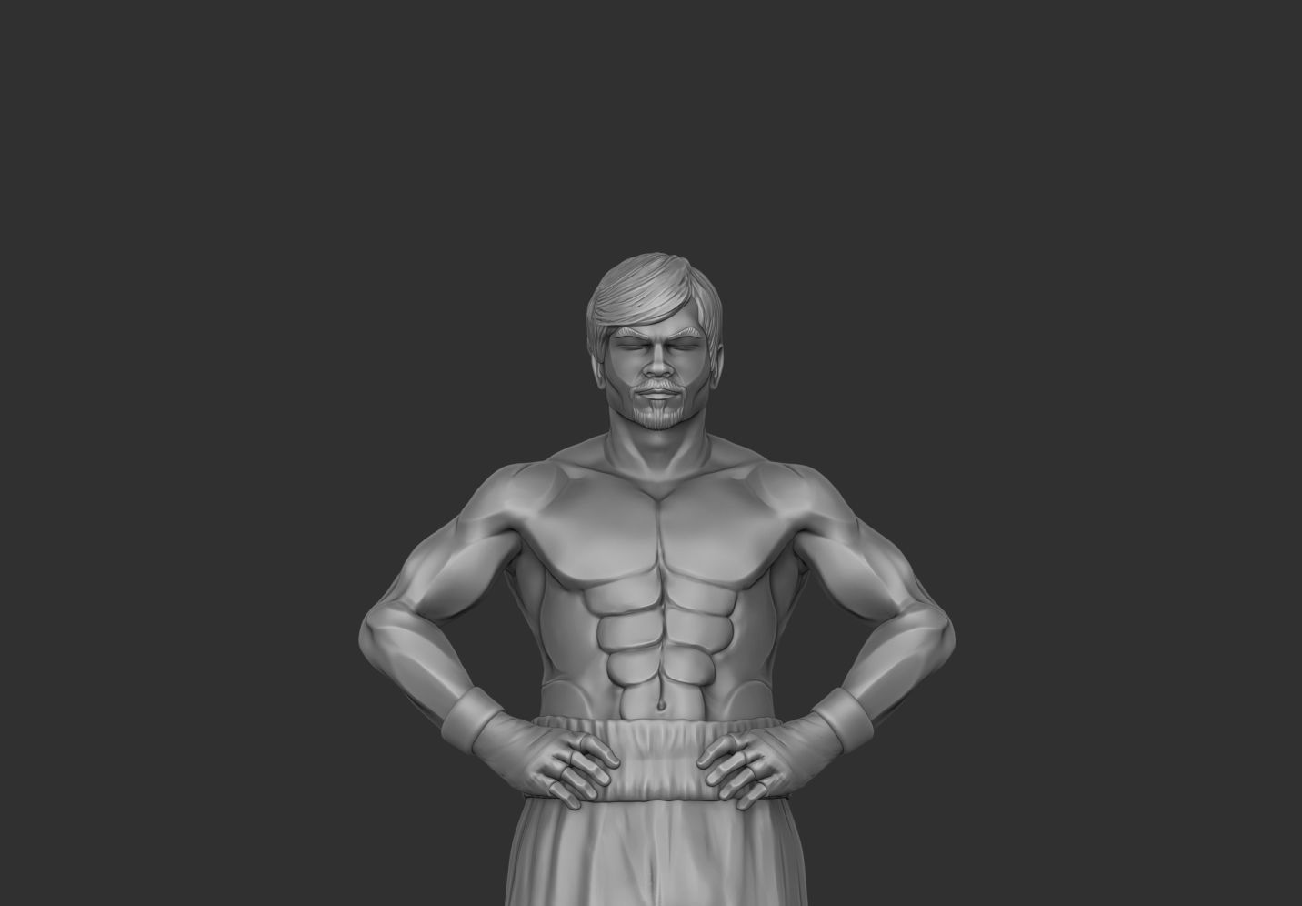 Manny Pacquiao statue 3d print ready 3D model 3D printable | CGTrader