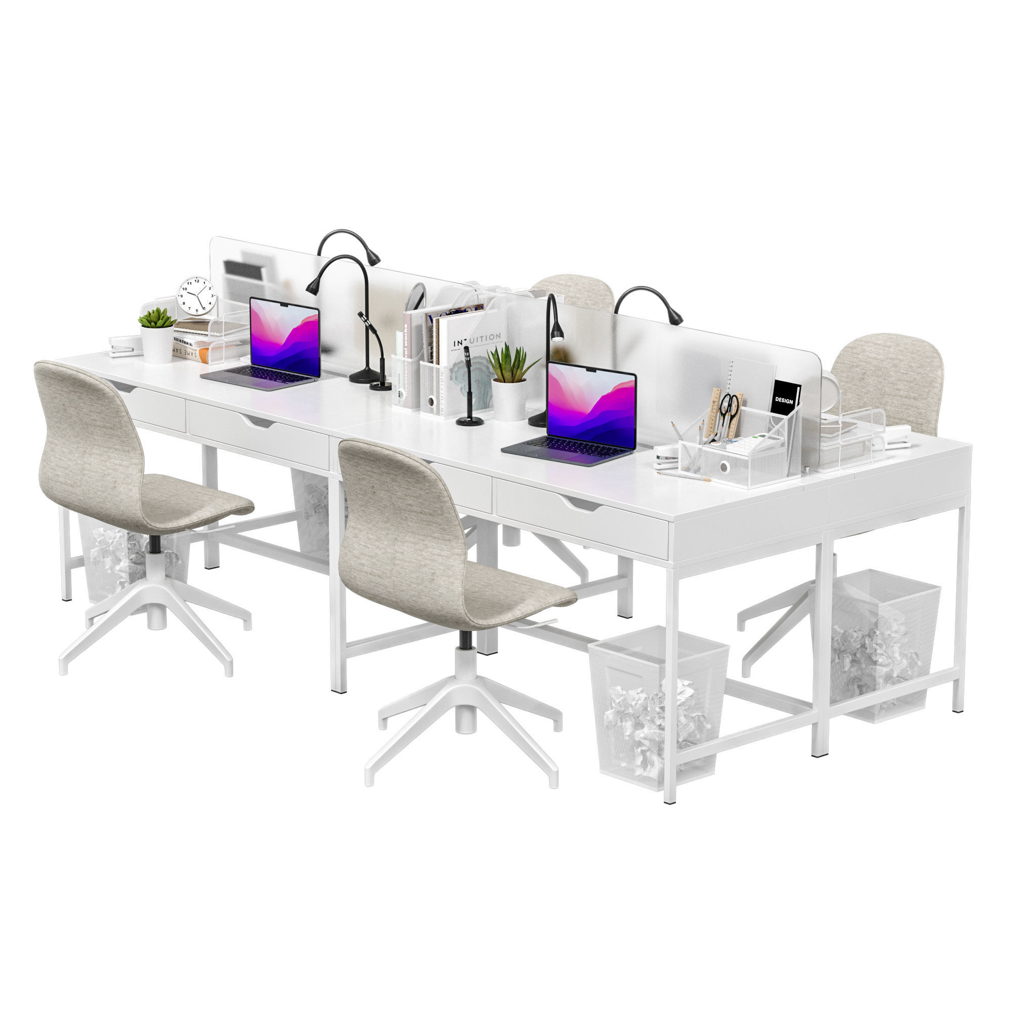 IKEA - Office workplace - Office workplace 11 3D model | CGTrader