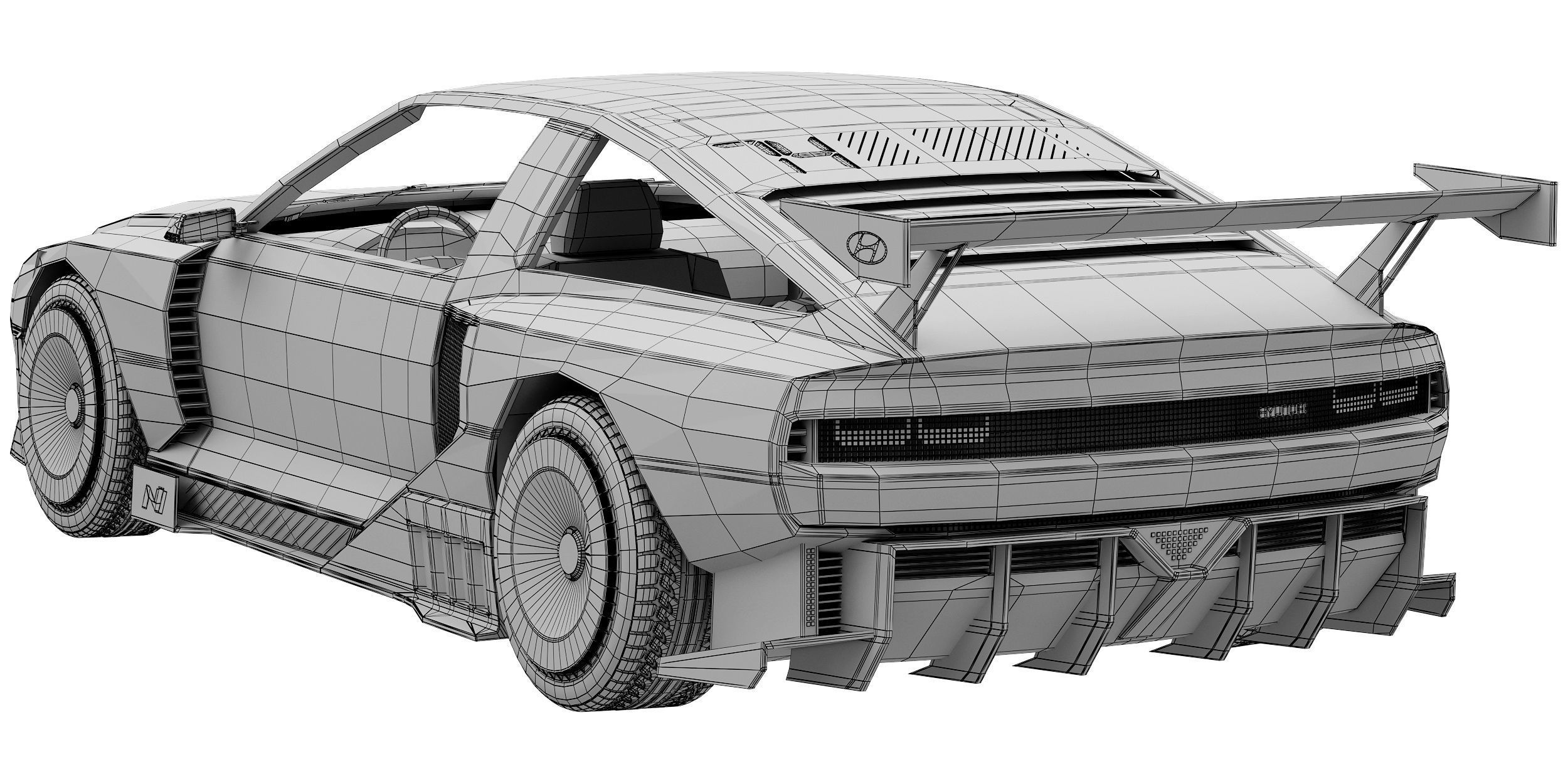 Hyundai N Vision 74 3D model | CGTrader