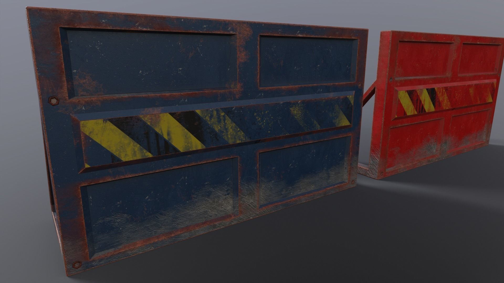 3D model Mojo Barriers VR / AR / low-poly | CGTrader