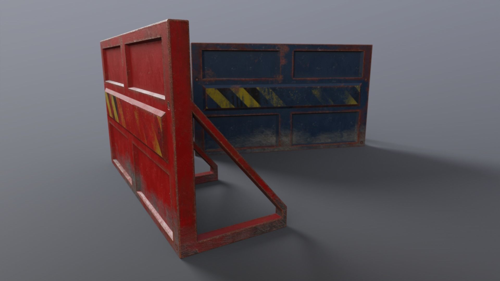 3D model Mojo Barriers VR / AR / low-poly | CGTrader