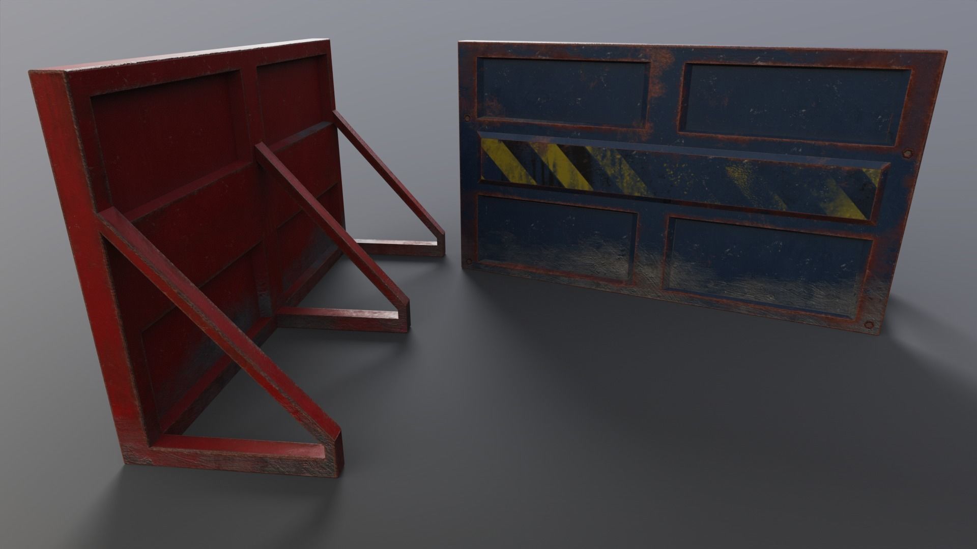 3D model Mojo Barriers VR / AR / low-poly | CGTrader