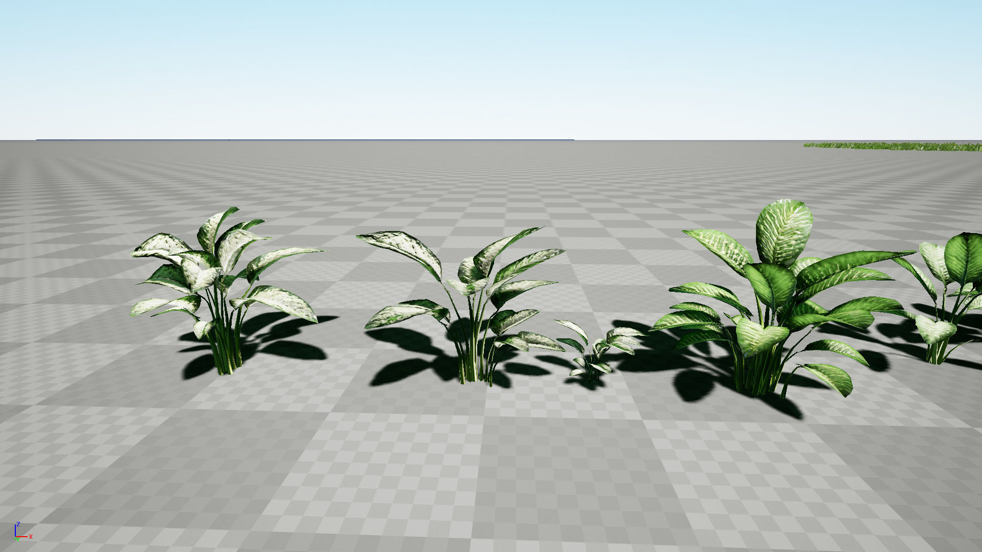 Tropical bush asset pack - unreal engine 3D model animated | CGTrader
