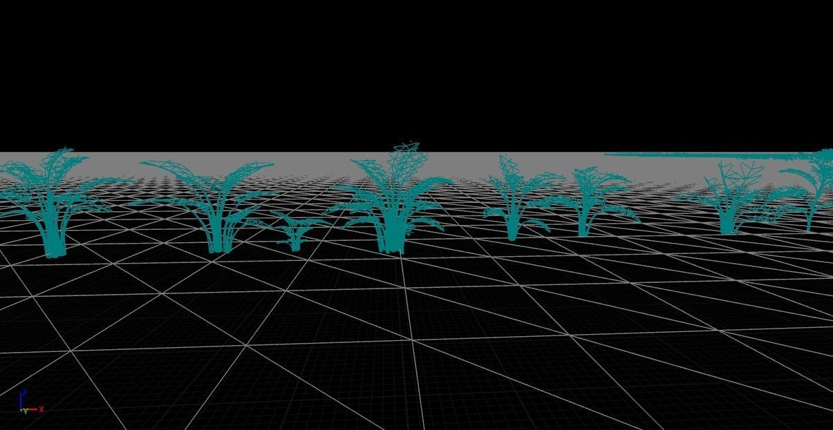 Tropical bush asset pack - unreal engine 3D model animated | CGTrader