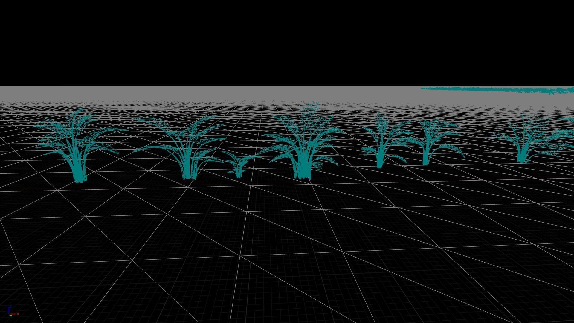 Tropical bush asset pack - unreal engine 3D model animated | CGTrader