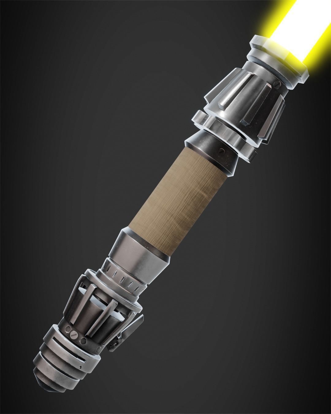Rey LightSaber for Cosplay 3D model 3D printable | CGTrader