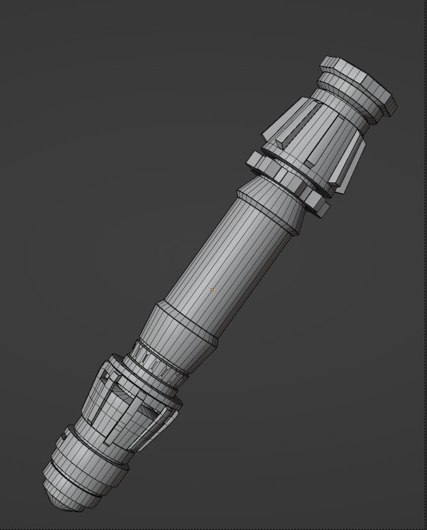 Rey LightSaber for Cosplay 3D model 3D printable | CGTrader