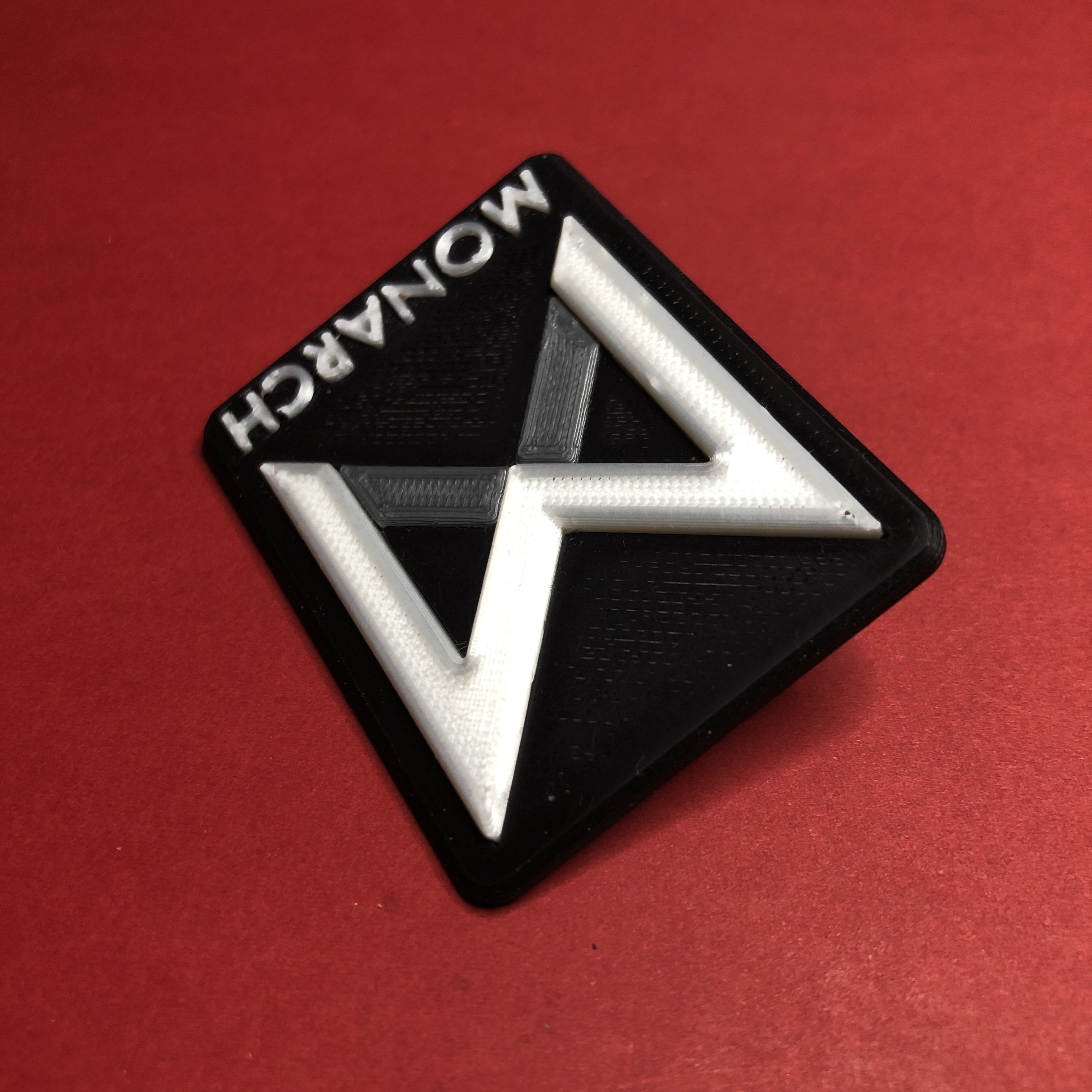 Monarch Logo Badge 3D model 3D printable | CGTrader