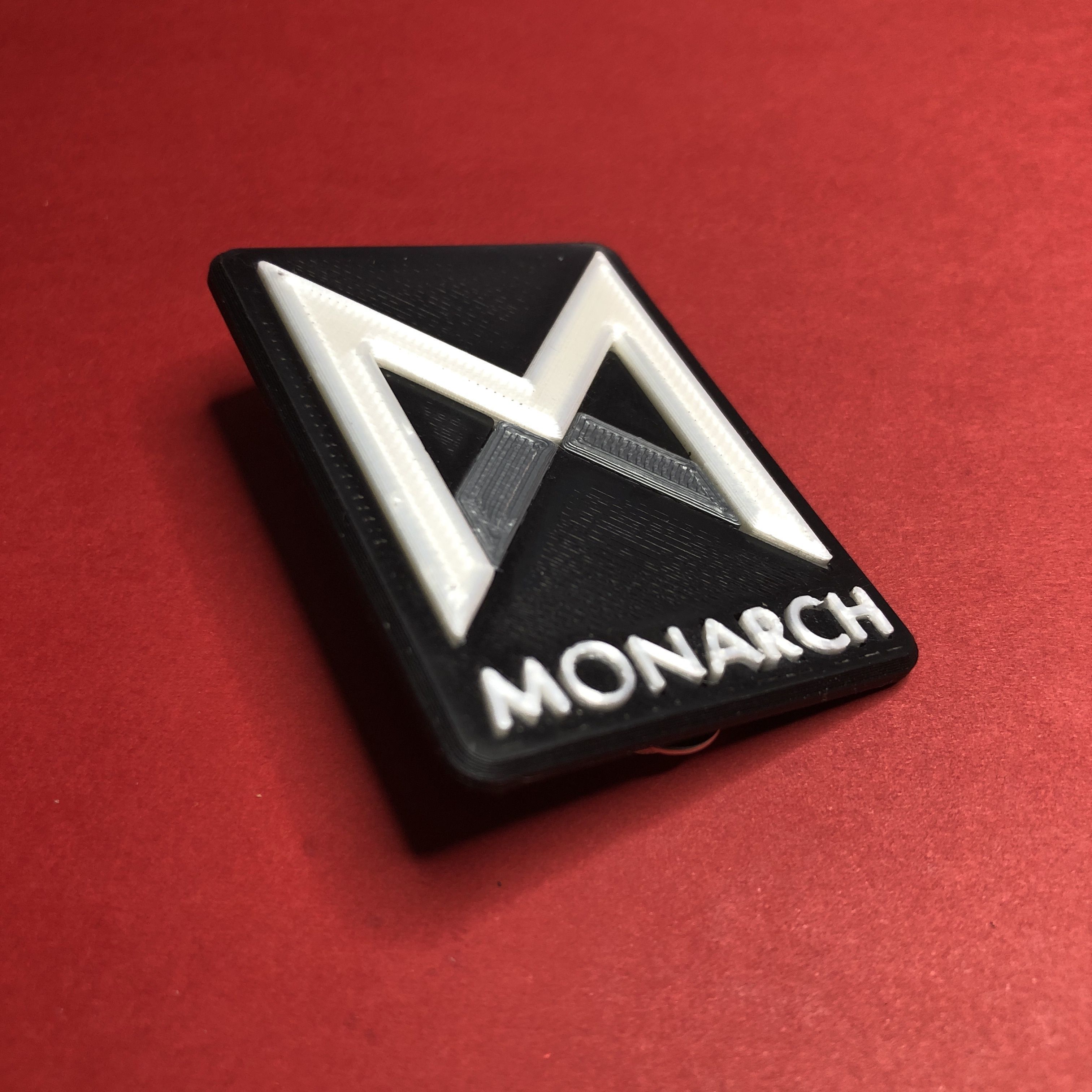 Monarch Logo Badge 3D model 3D printable | CGTrader