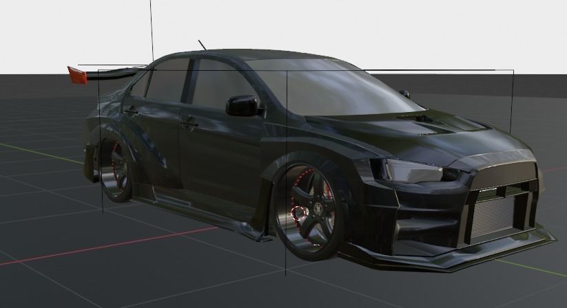 Jdm lancer evo 3D model | CGTrader