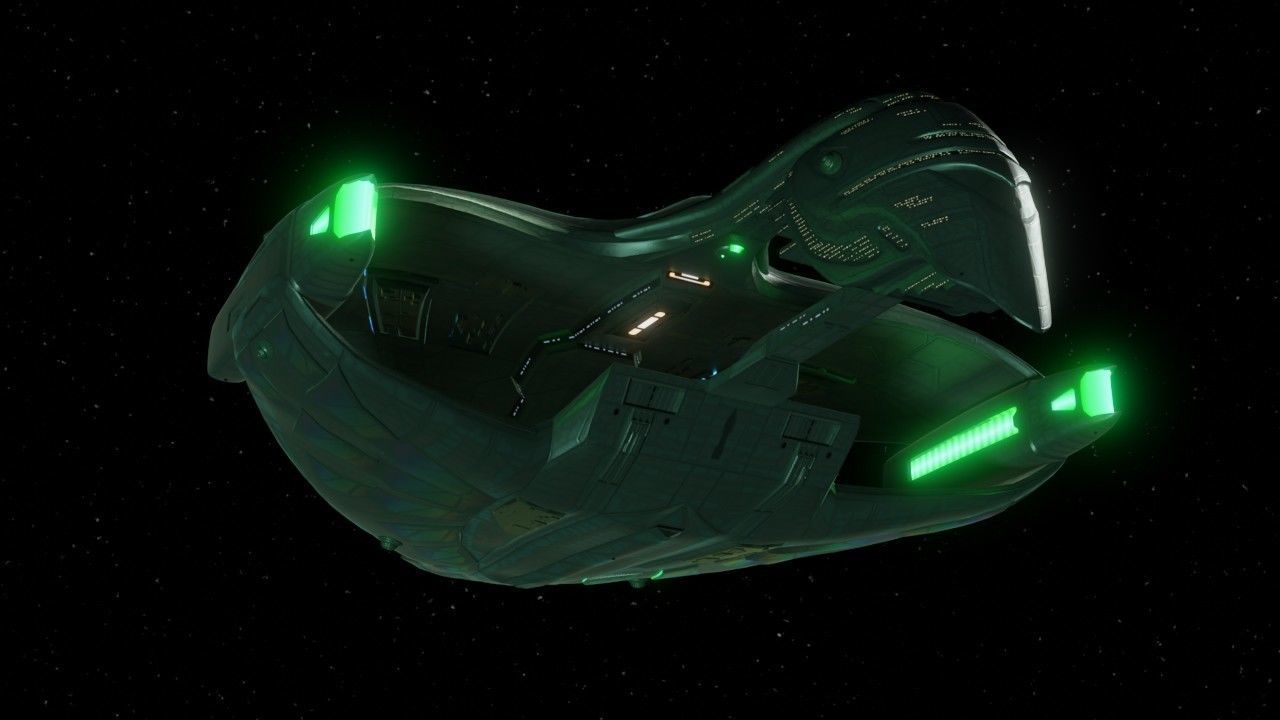 3D model Romulan Warbird - Enhanced D-Deridex Class based on Star Trek ...