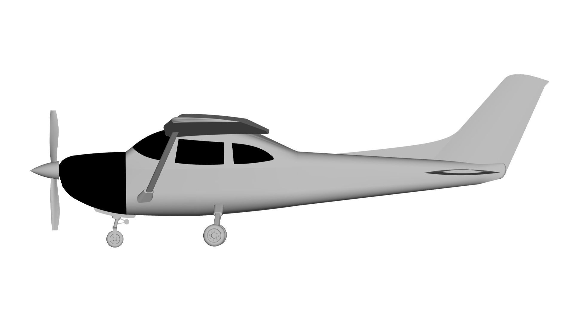 Cessna 150 3D model | CGTrader