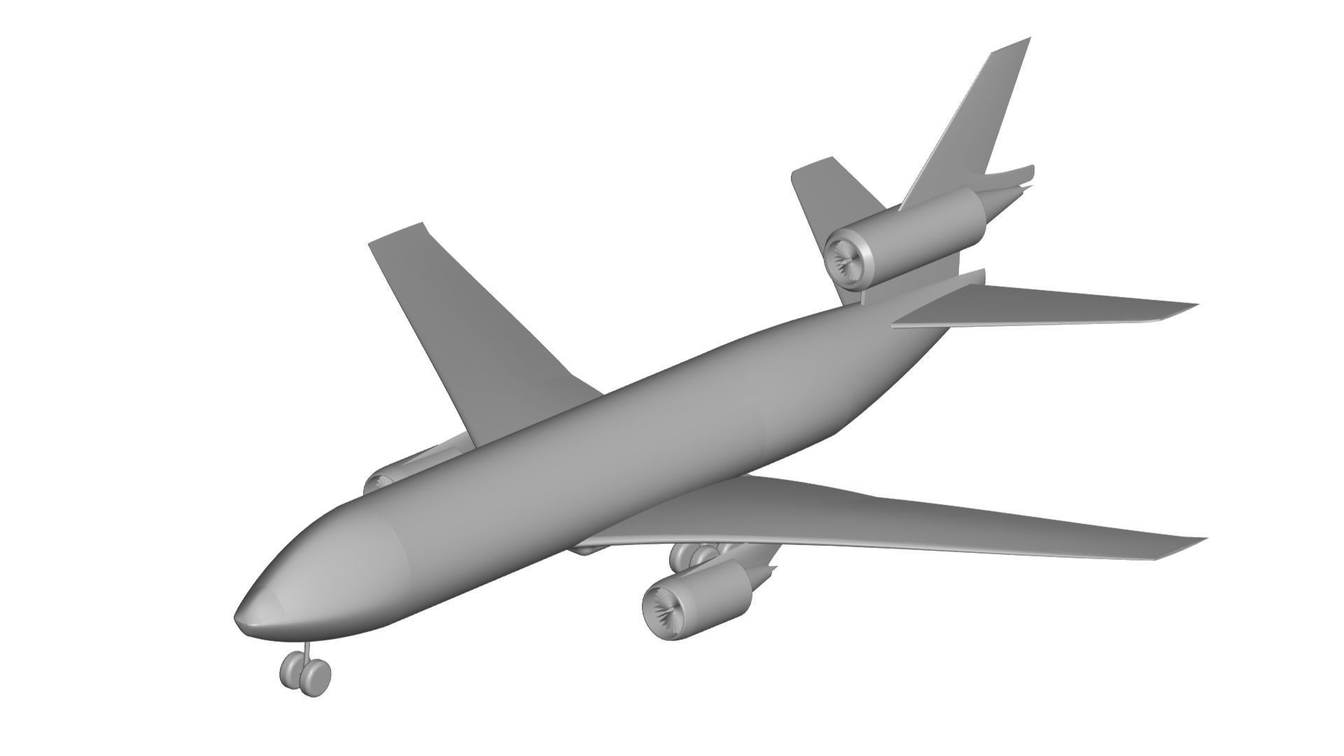 McDonnell Douglas DC-10 3D model | CGTrader