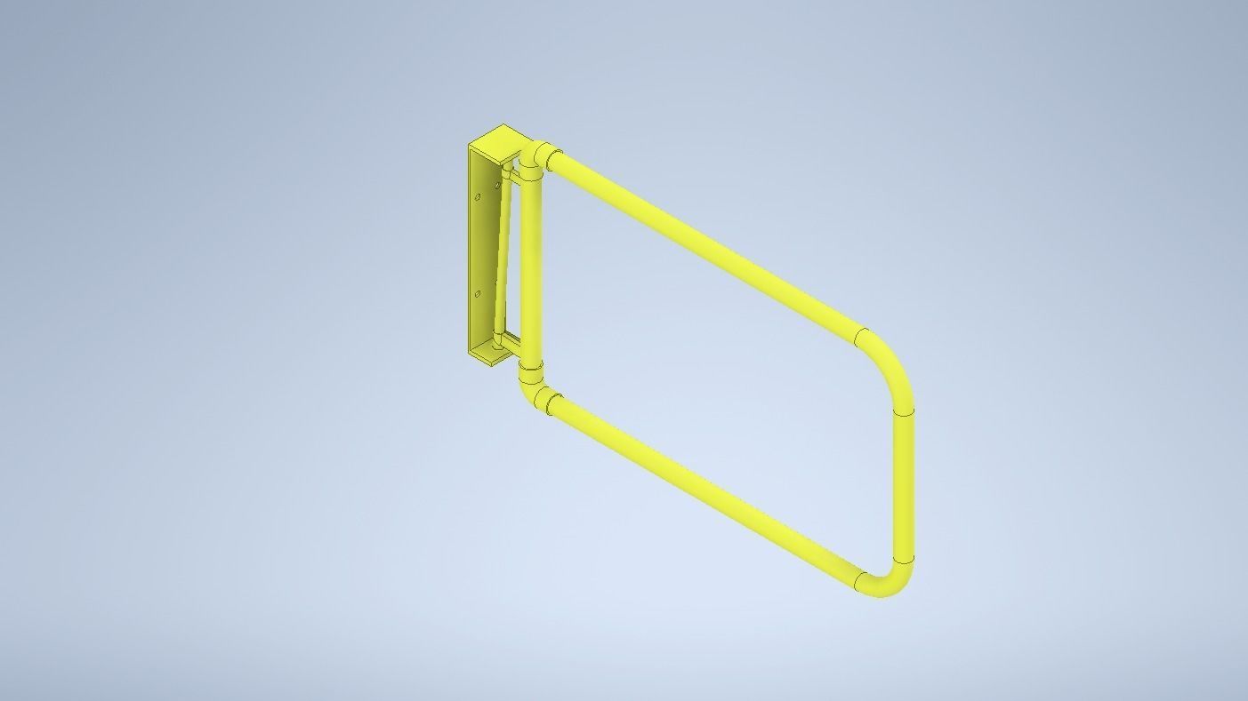 Self-closing gate 3D model | CGTrader
