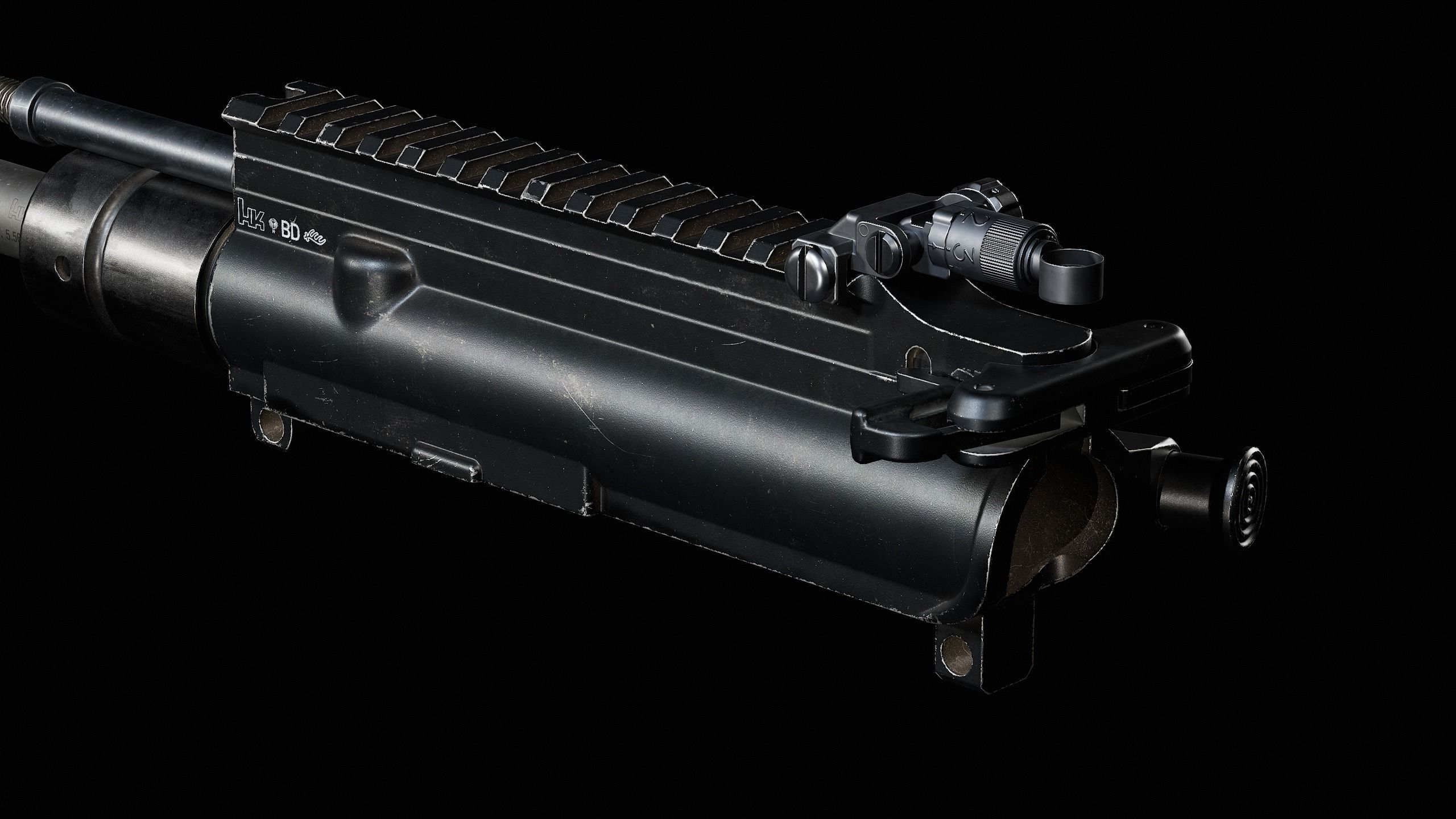 3D model HK416 SMR VR / AR / low-poly | CGTrader