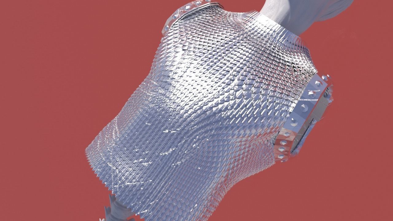 Tanaka Spinal Cord Sword 3D model 3D printable | CGTrader