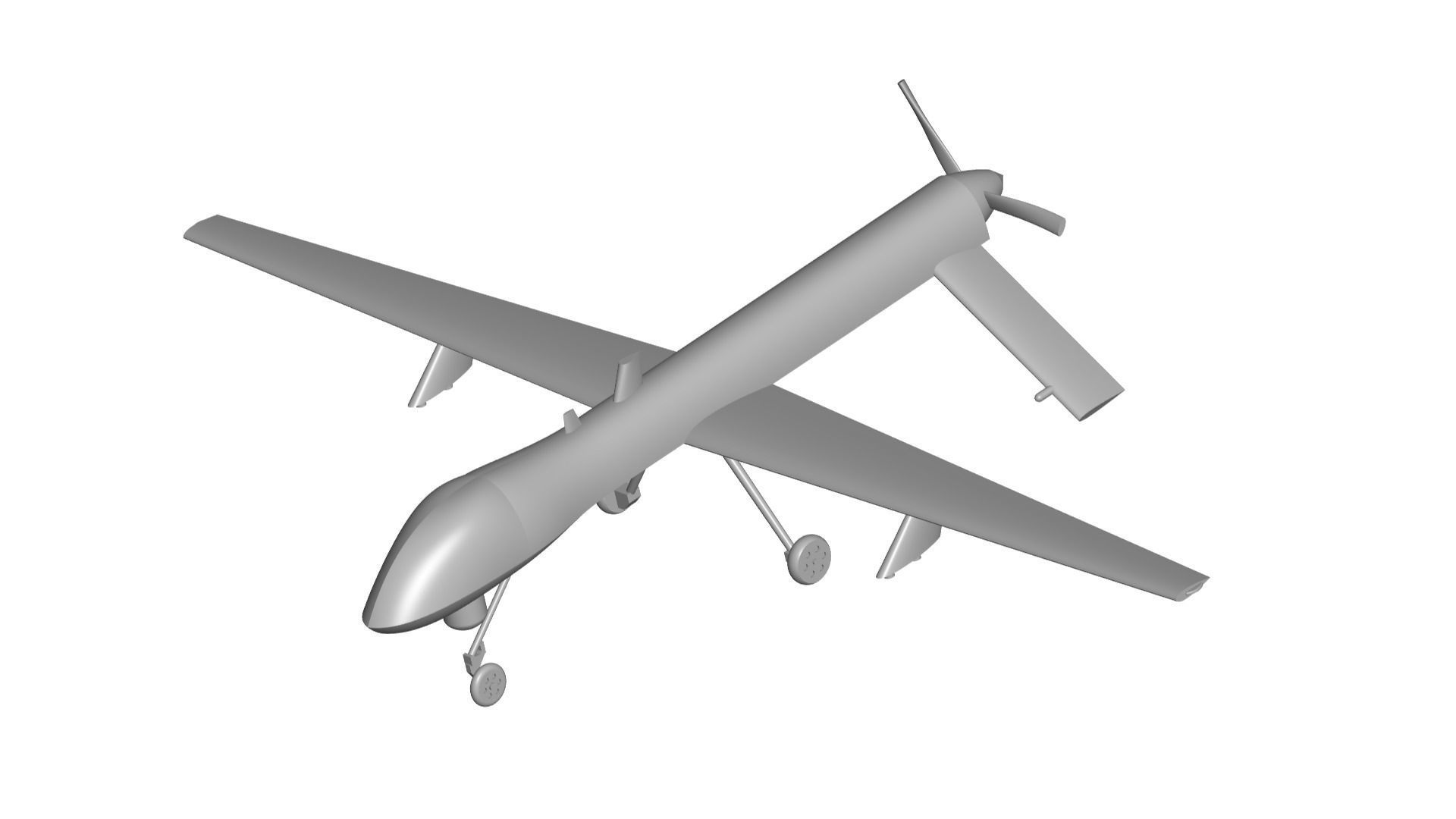 Predator uav 3D model | CGTrader