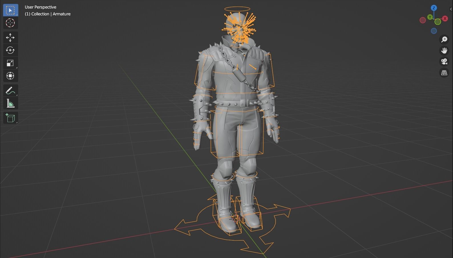 Ghost rider rigged 3D model rigged | CGTrader