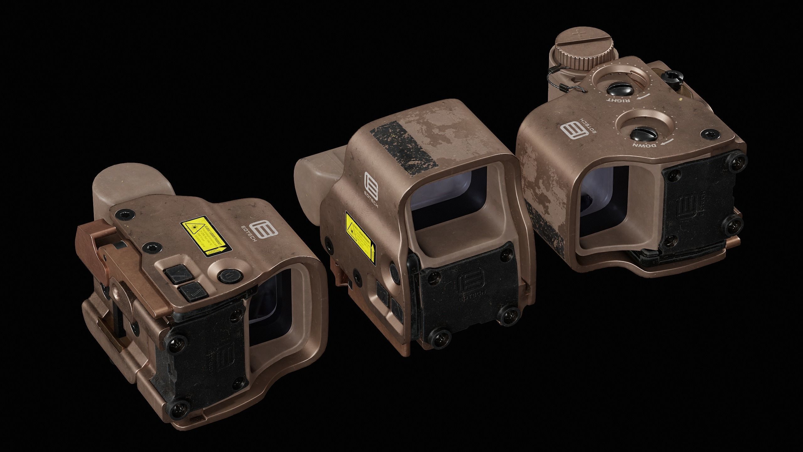 3D model Eotech Exps3 VR / AR / low-poly | CGTrader