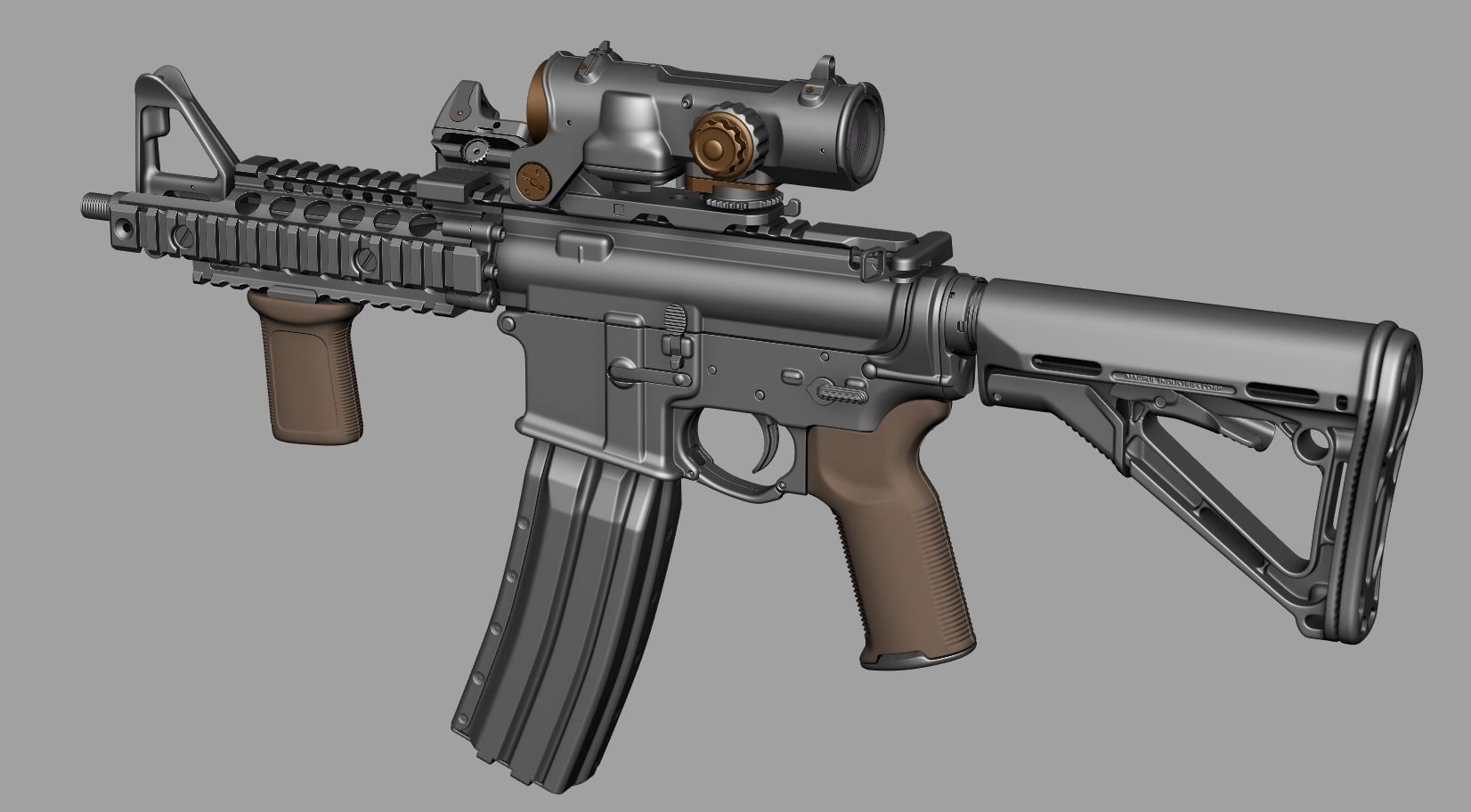 M4 Custom Build Highpoly 3D model | CGTrader