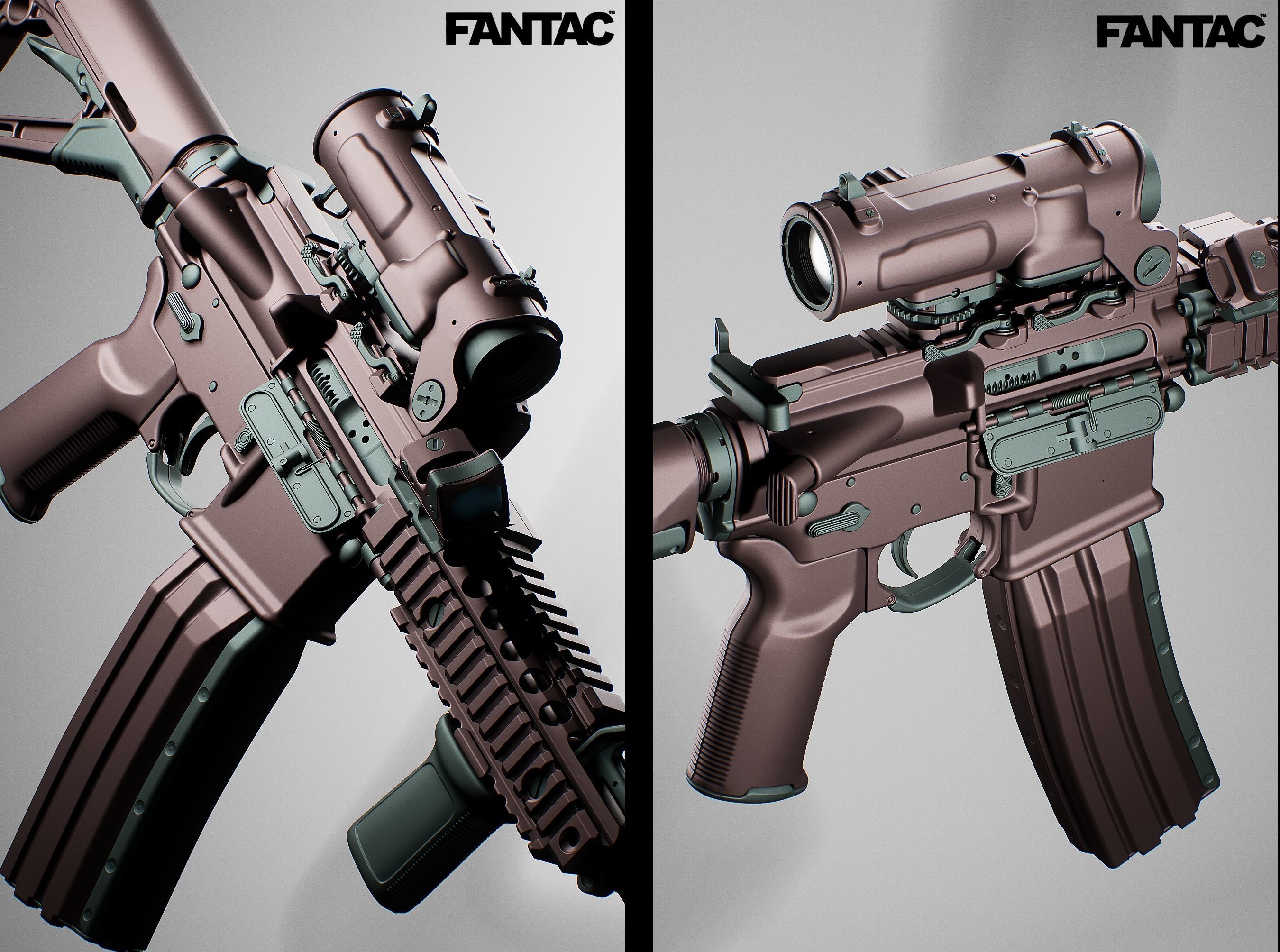 M4 Custom Build Highpoly 3D model | CGTrader
