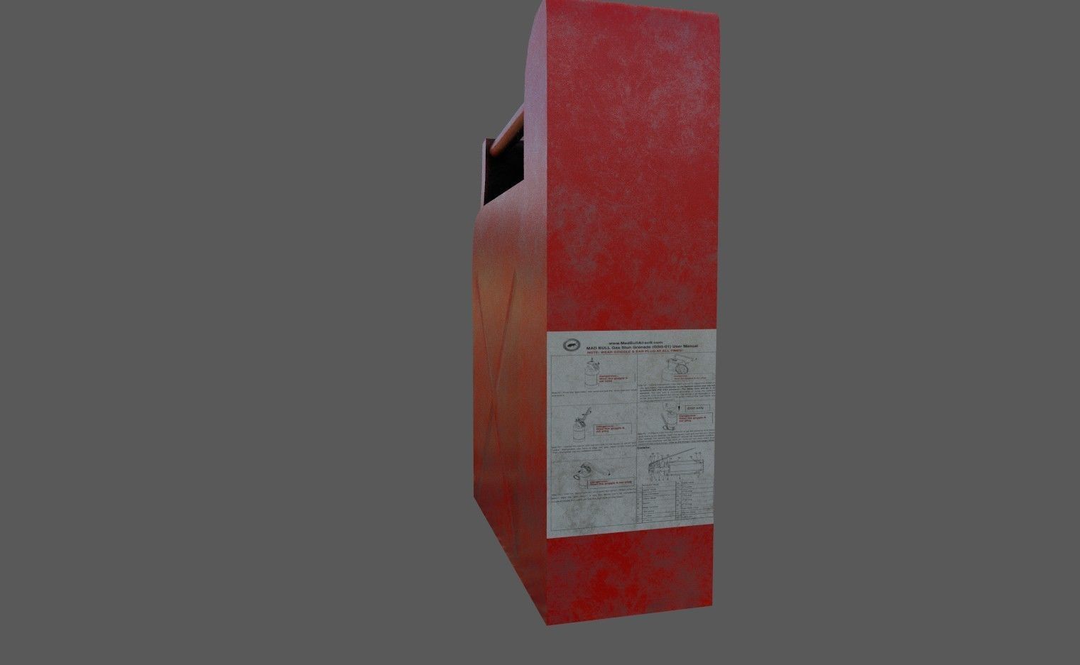 3D model Gasbox gas can VR / AR / low-poly | CGTrader