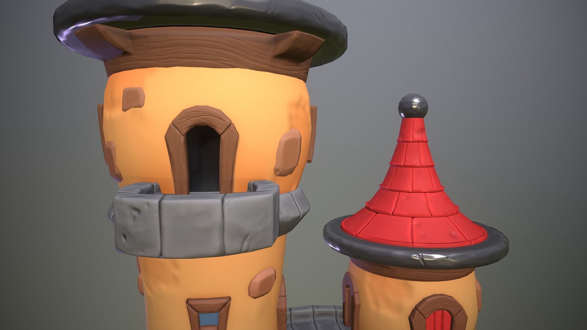 3D model Stylized magic tower VR / AR / low-poly | CGTrader