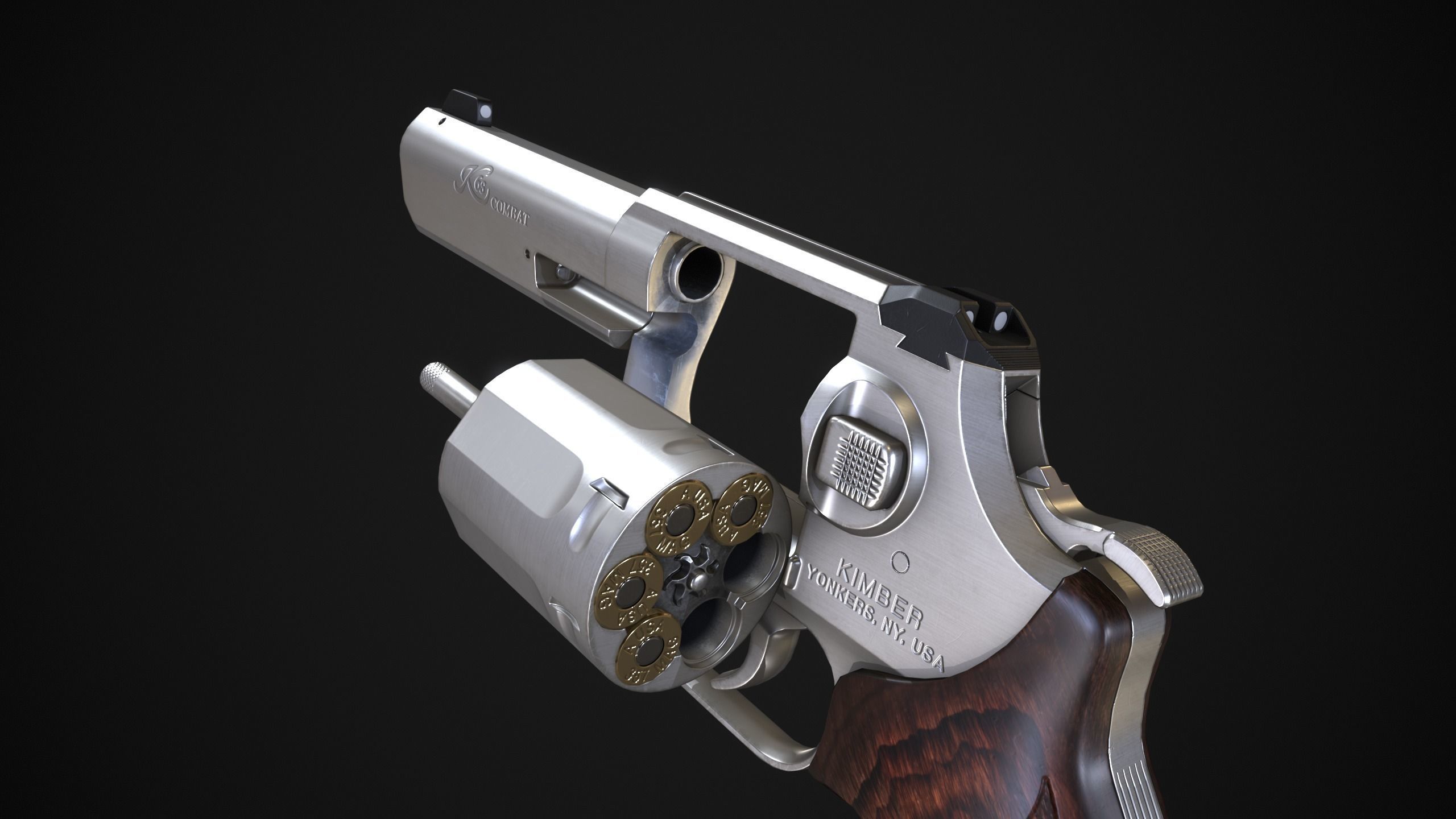 3D model Kimber K6S DASA Combat VR / AR / low-poly | CGTrader