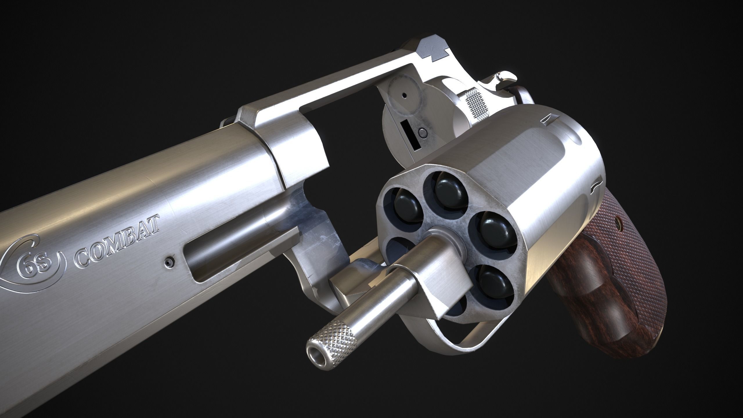 3D model Kimber K6S DASA Combat VR / AR / low-poly | CGTrader