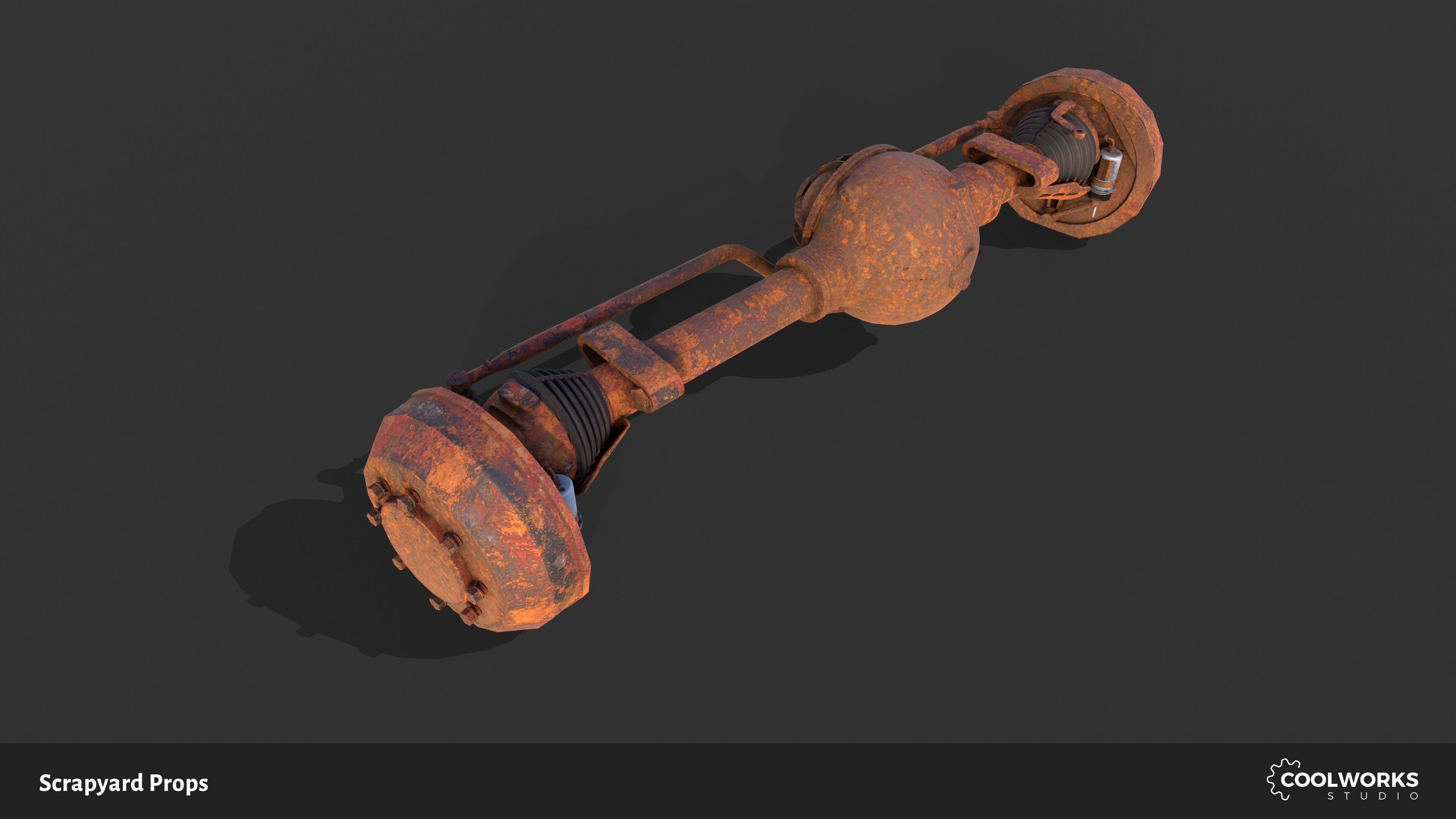 3D model Scrapyard Props VR / AR / low-poly | CGTrader