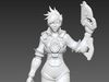 Tracer from overwatch 3D model 3D printable | CGTrader