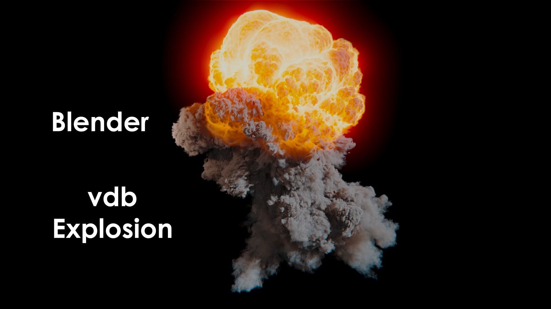 Realistic Blender Explosion vdb sequence 3D model animated | CGTrader