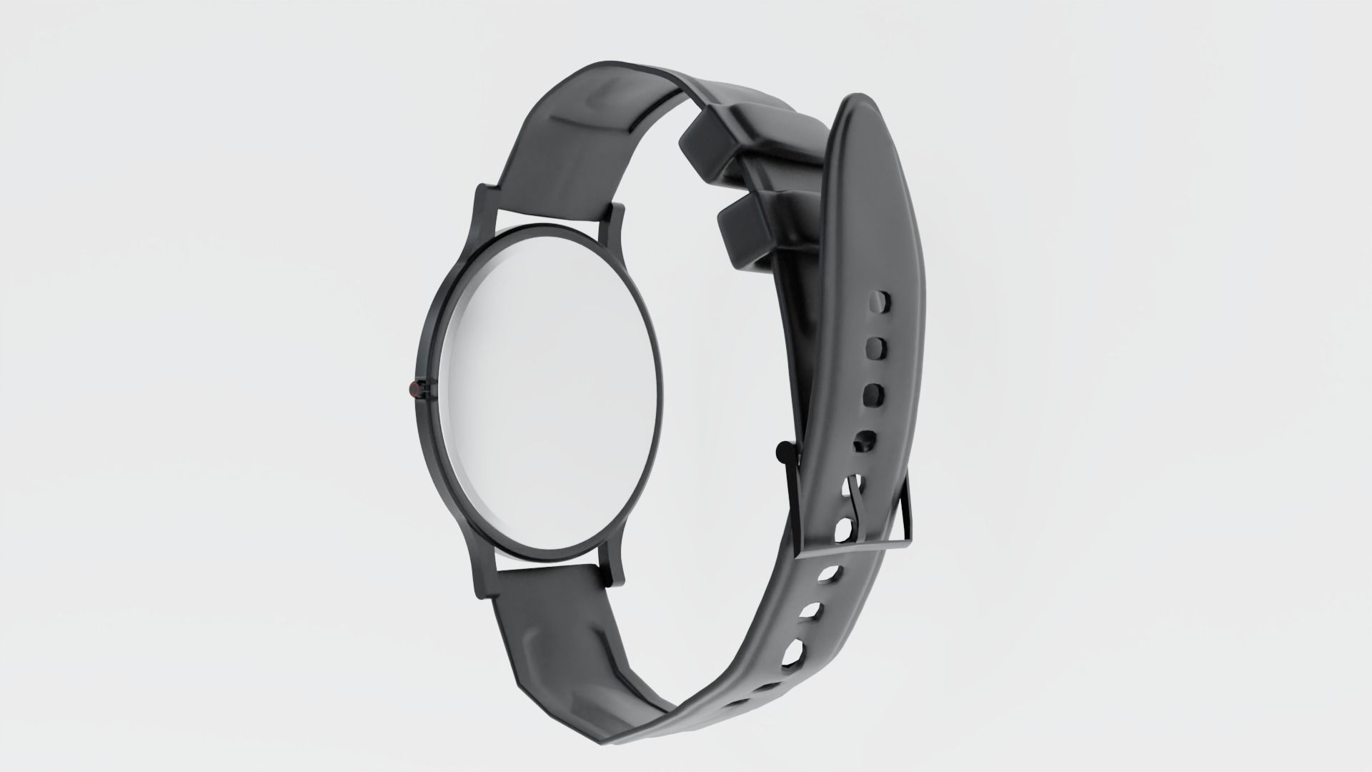 Fastrack analog watch free 3D model rigged | CGTrader