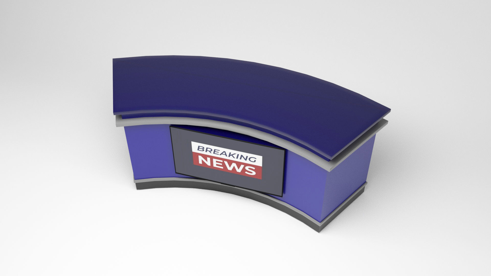 3D model Tv set desk 1 VR / AR / low-poly | CGTrader